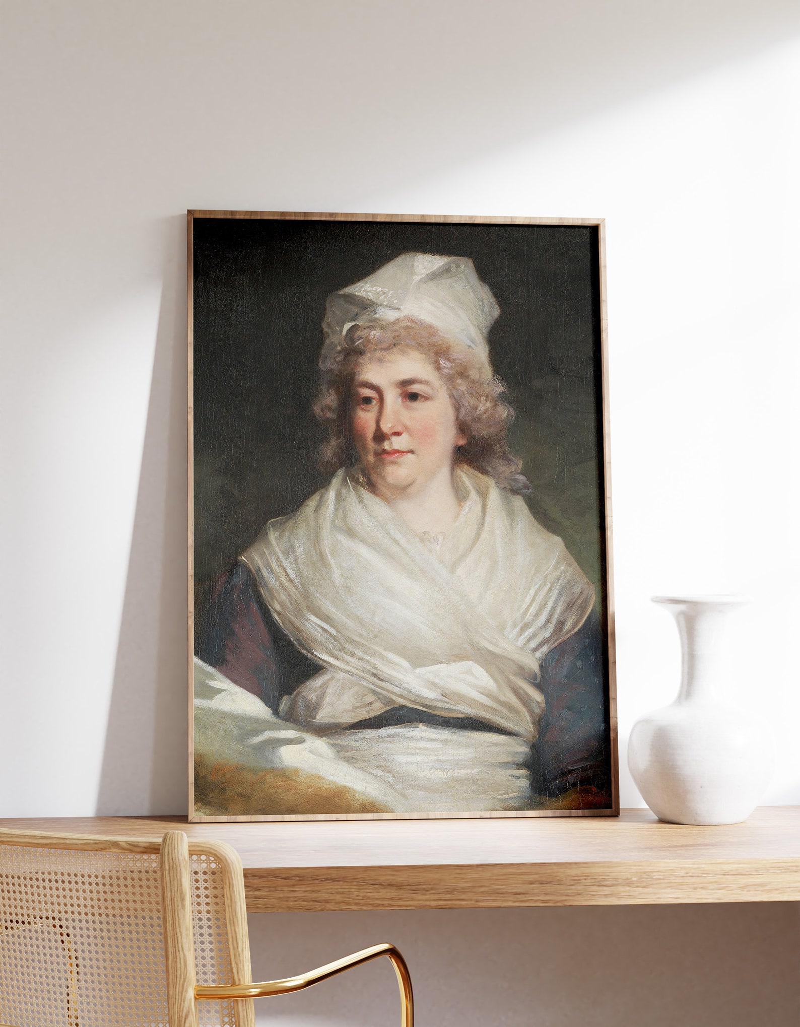 John Hoppner Mrs. Richard Bache 1793 Vintage Poster, Altered Painting ...