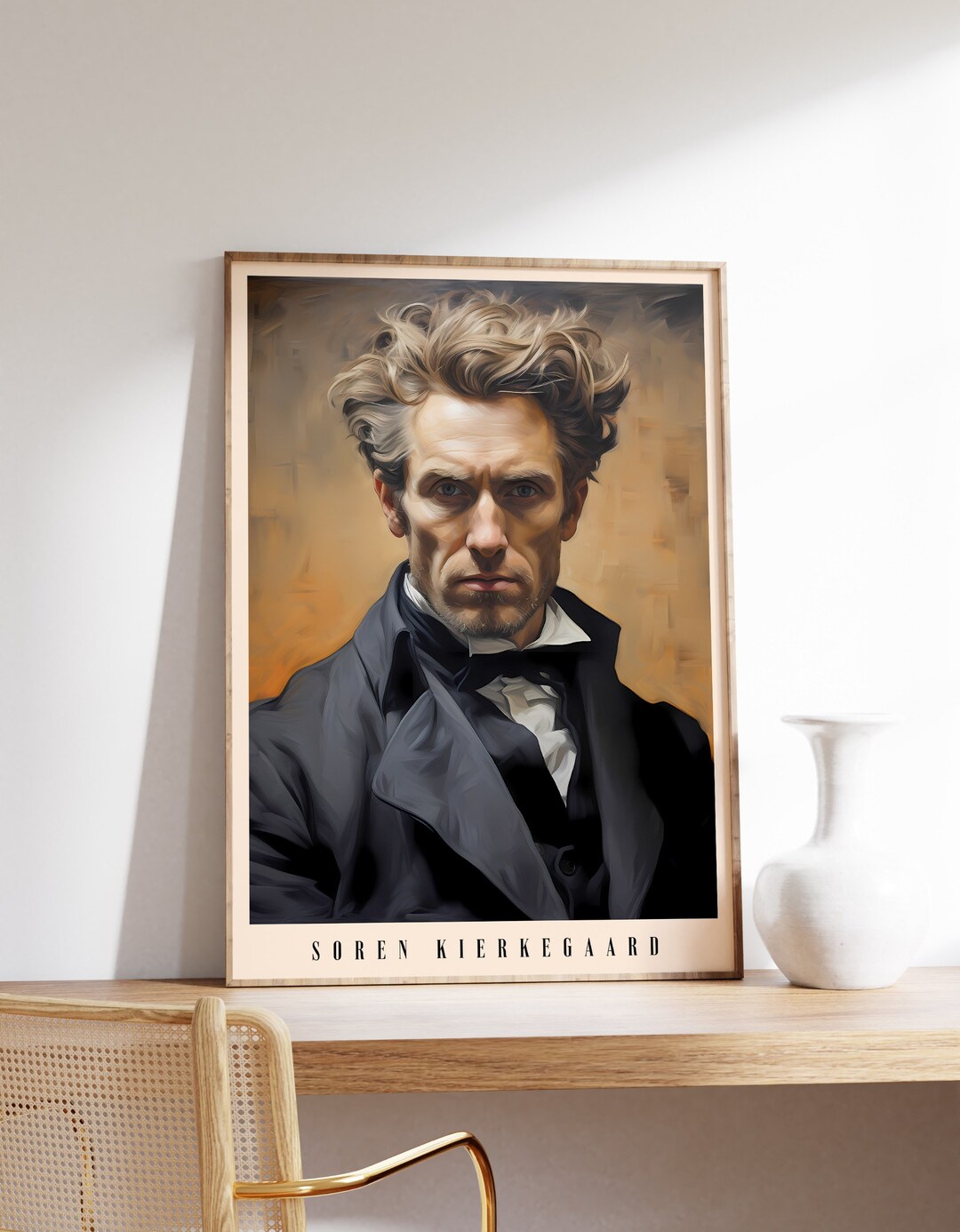 Soren Kierkegaard Philosophy Print Soren Kierkegaard Poster