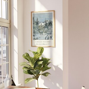 Piette's House at Montfoucault | Camille Pissarro | Vintage Painting ...