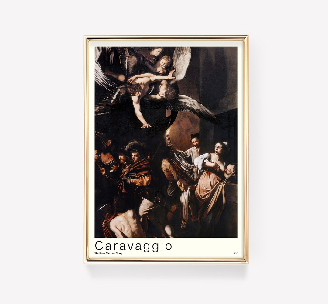 Caravaggio | Art Print | Vintage Poster | Caravaggio Print | Mid ...