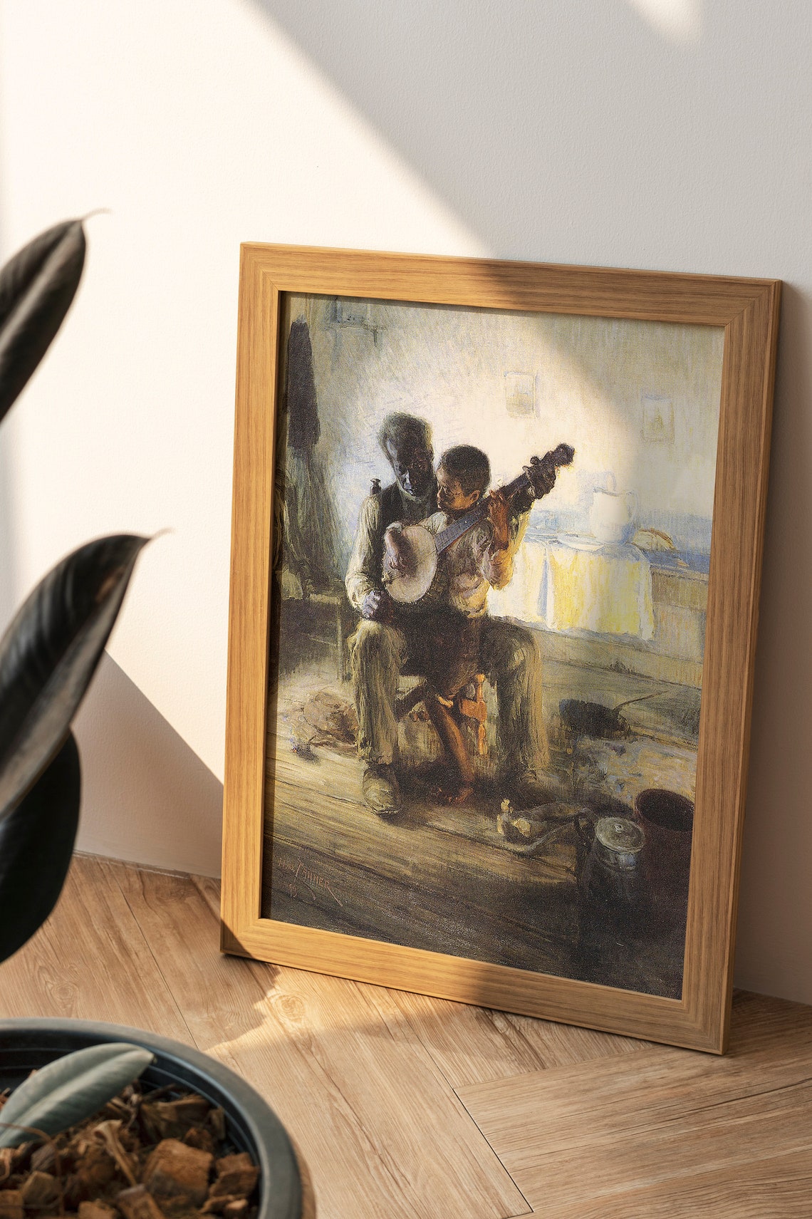 Henry Ossawa Tanner : the Banjo Lesson (1893), Wrapped Giclee Wall Art ...