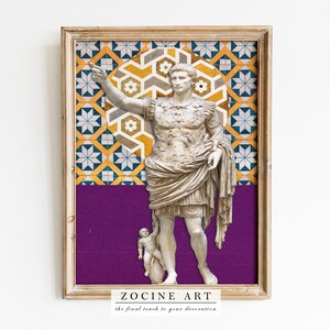 Augustus Caesar Poster Roman Emperor First Emperor of Rome Print ...