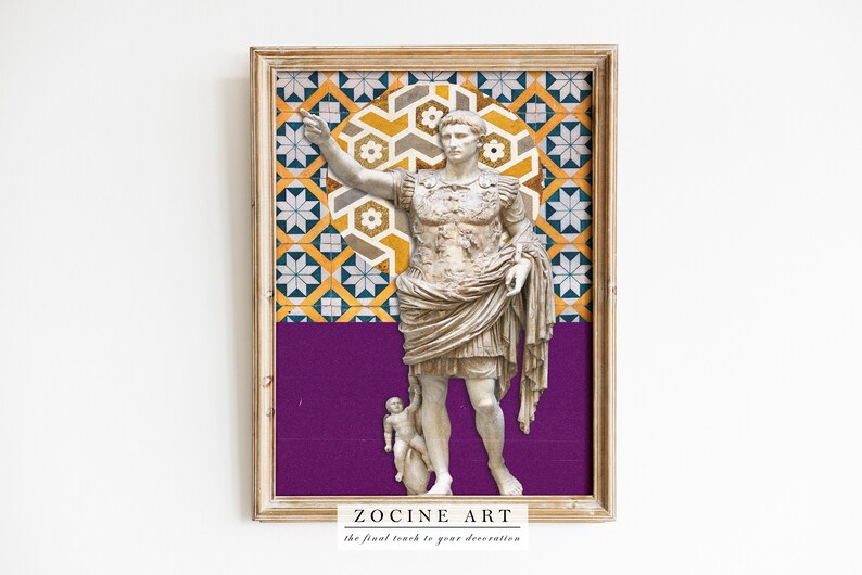 Augustus Caesar Poster - Roman Emperor First Emperor of Rome - Print ...