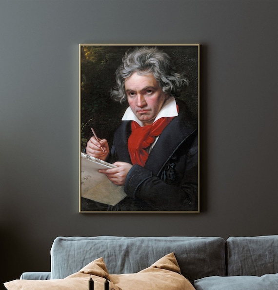 Joseph Karl Stieler Portrait of Ludwig Van Beethoven - Etsy