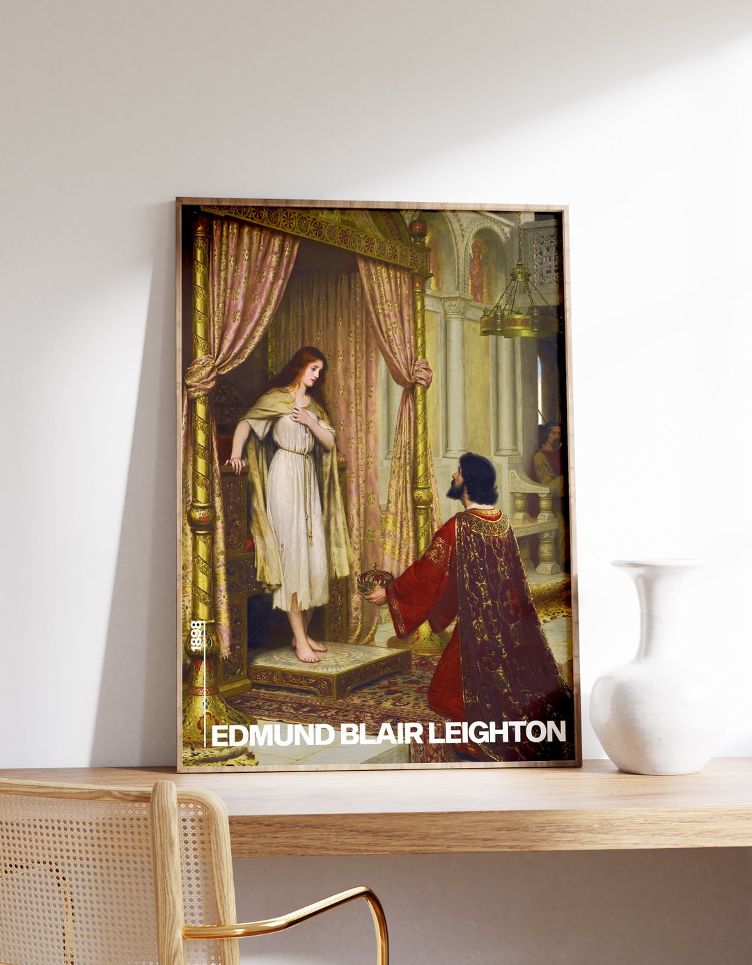 Victorian Art Print| Edmund Blair Leighton | Light Academia Print ...