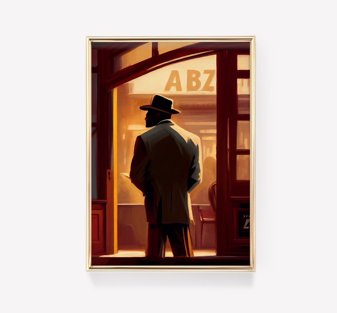 Jazz Wall Art | Jazz Print | Jazz Poster | Edward Hopper Style | Music ...
