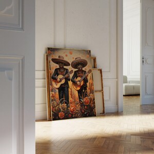 Mexican Mariachi Poster | Mariachi Print | Vintage Mexican Wall Art ...