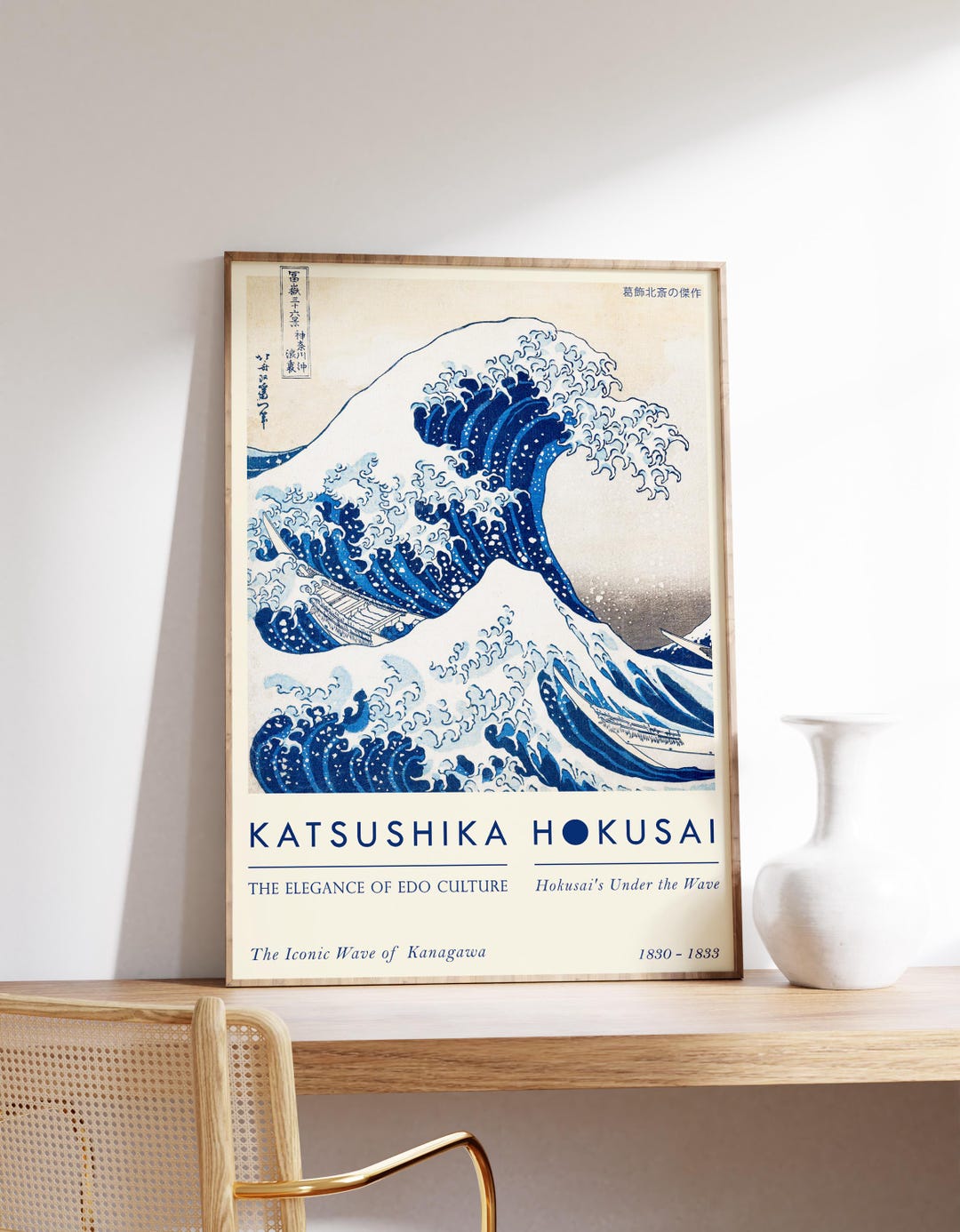 The Great Wave Print - Katsushika Hokusai Poster - Japanese Wall Art ...