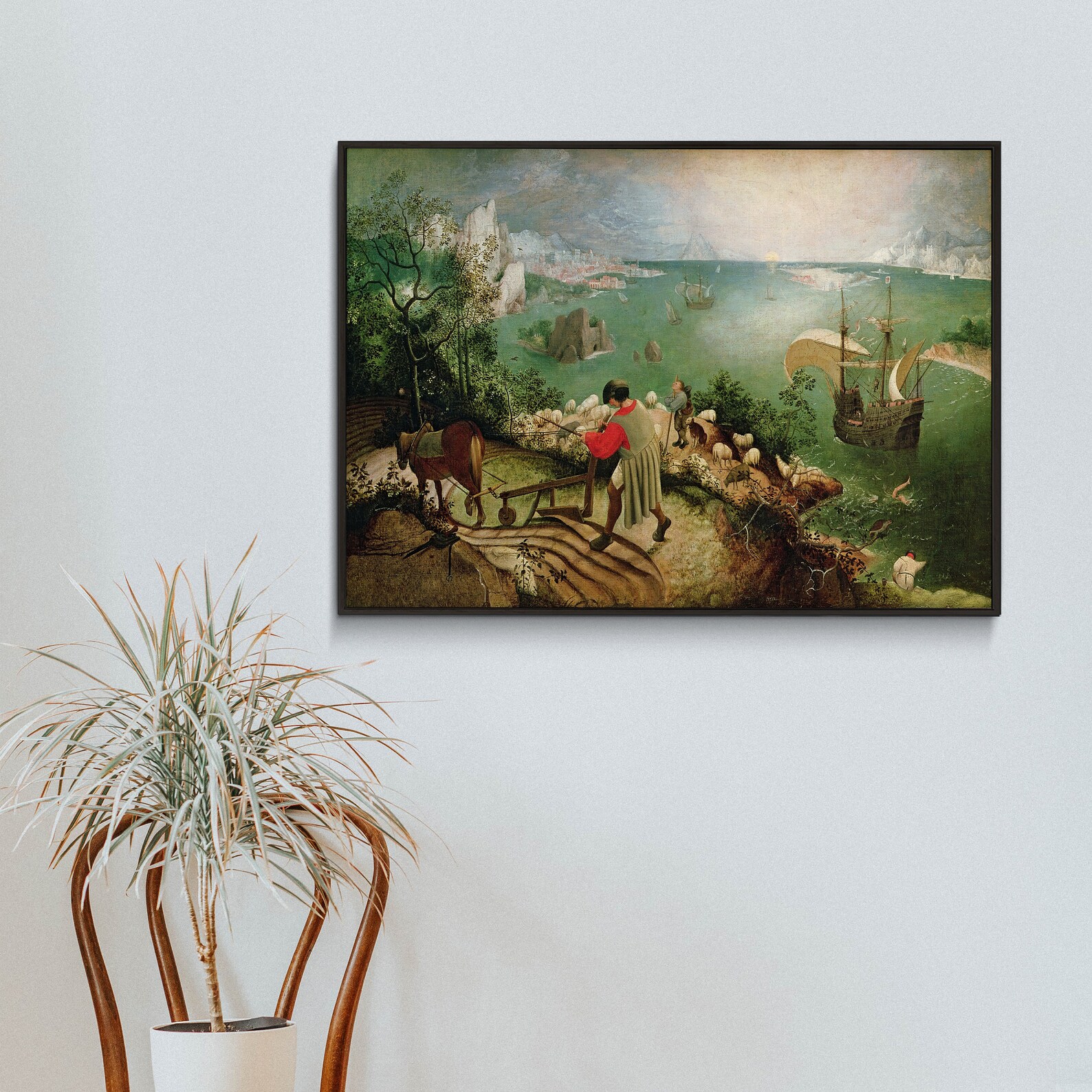 Pieter Bruegel the Elder Landscape With the Fall of Icarus | Etsy