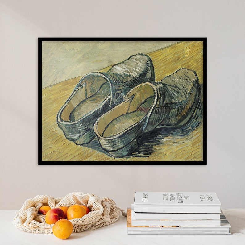 Van Gogh Poster A Pair of Leather Clogs 1888 Vintage - Etsy