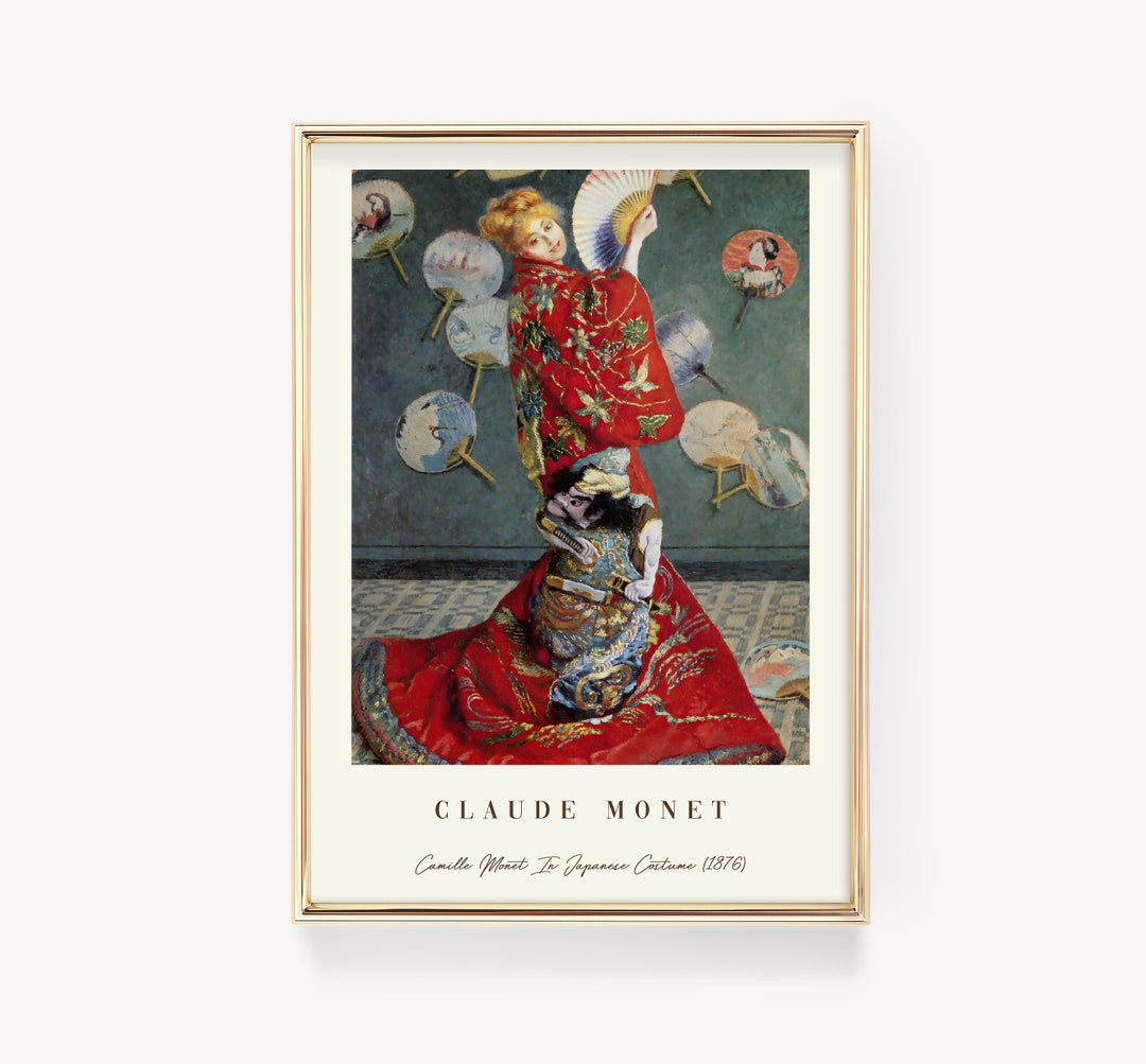 Claude Monet Prints | Camille Monet in Japanese Costume (1876) | Monet ...