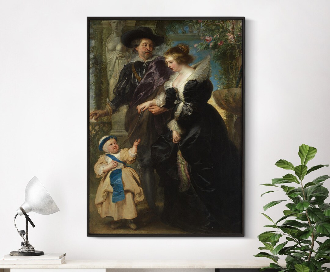 Peter Paul Rubens - Rubens, Helena Fourment and Their Son Frans (1635 ...