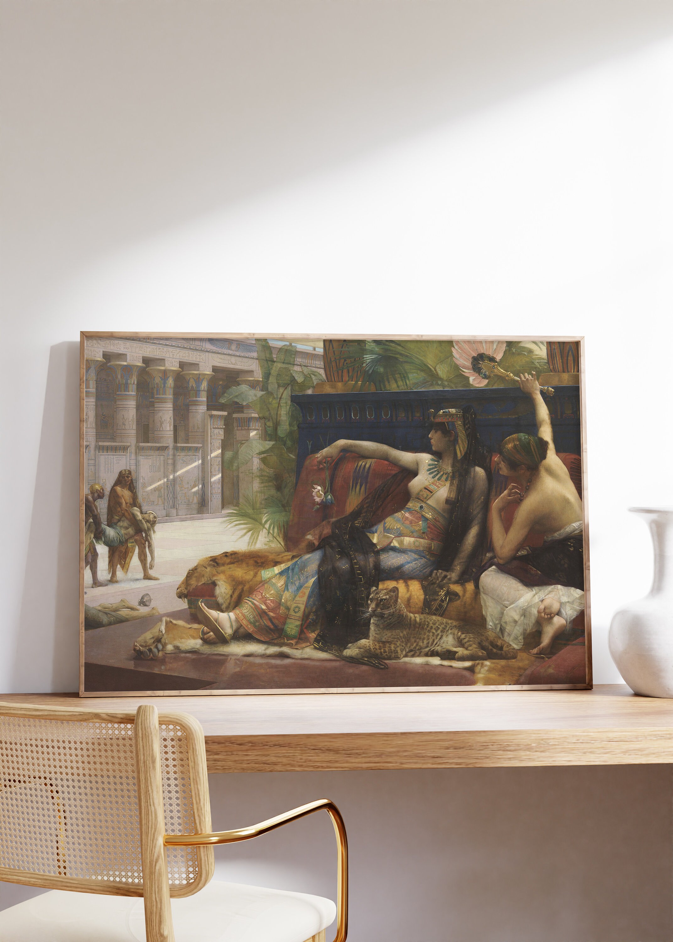 Alexandre Cabanel - Cleopatra (1887) | Vintage Cleopatra Painting ...
