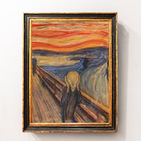Edvard Munch - Funeral March (1897) - Painting Photo Poster Print Art ...
