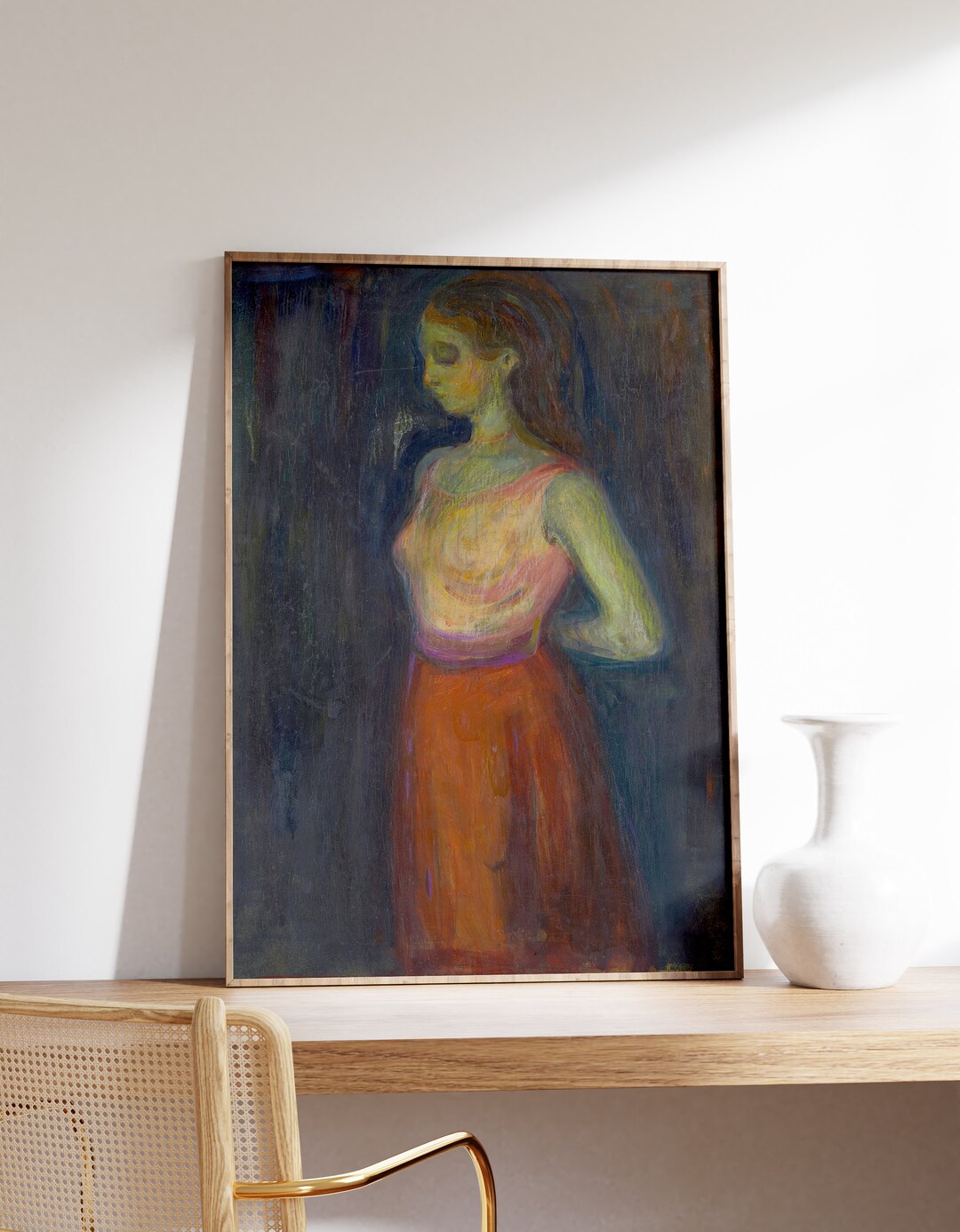 Edvard Munch Prints | Study of a Model (1898) | Vintage Painting ...
