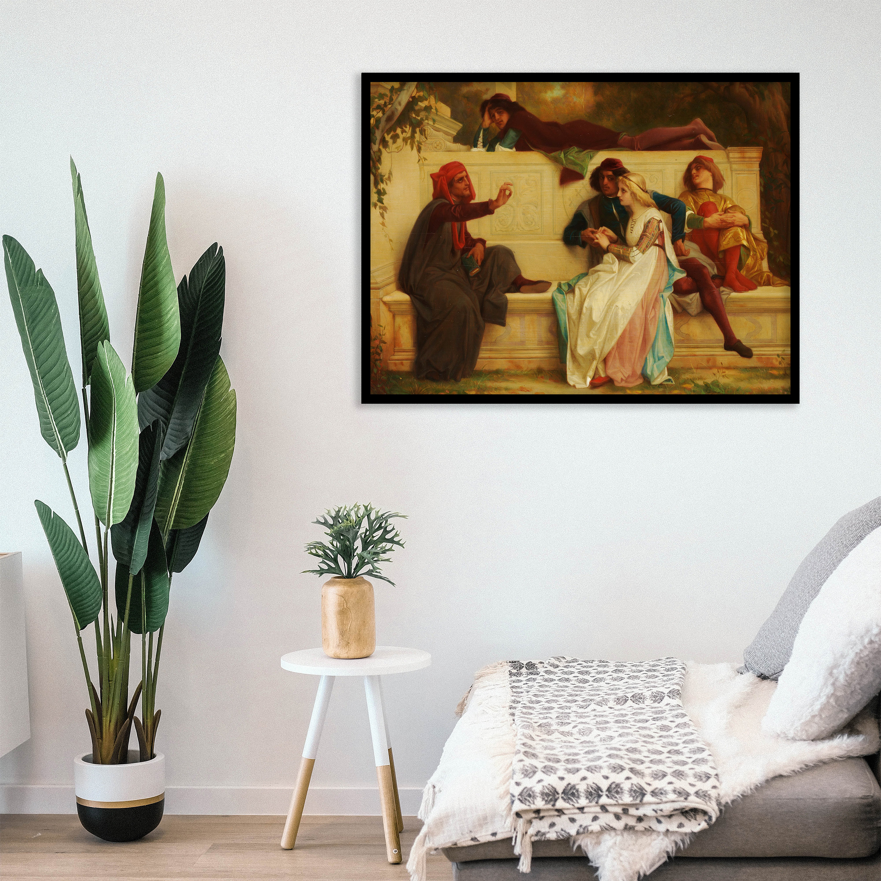 Alexandre Cabanel - Florentine Poet (1861) | Vintage Poster | Apartment ...