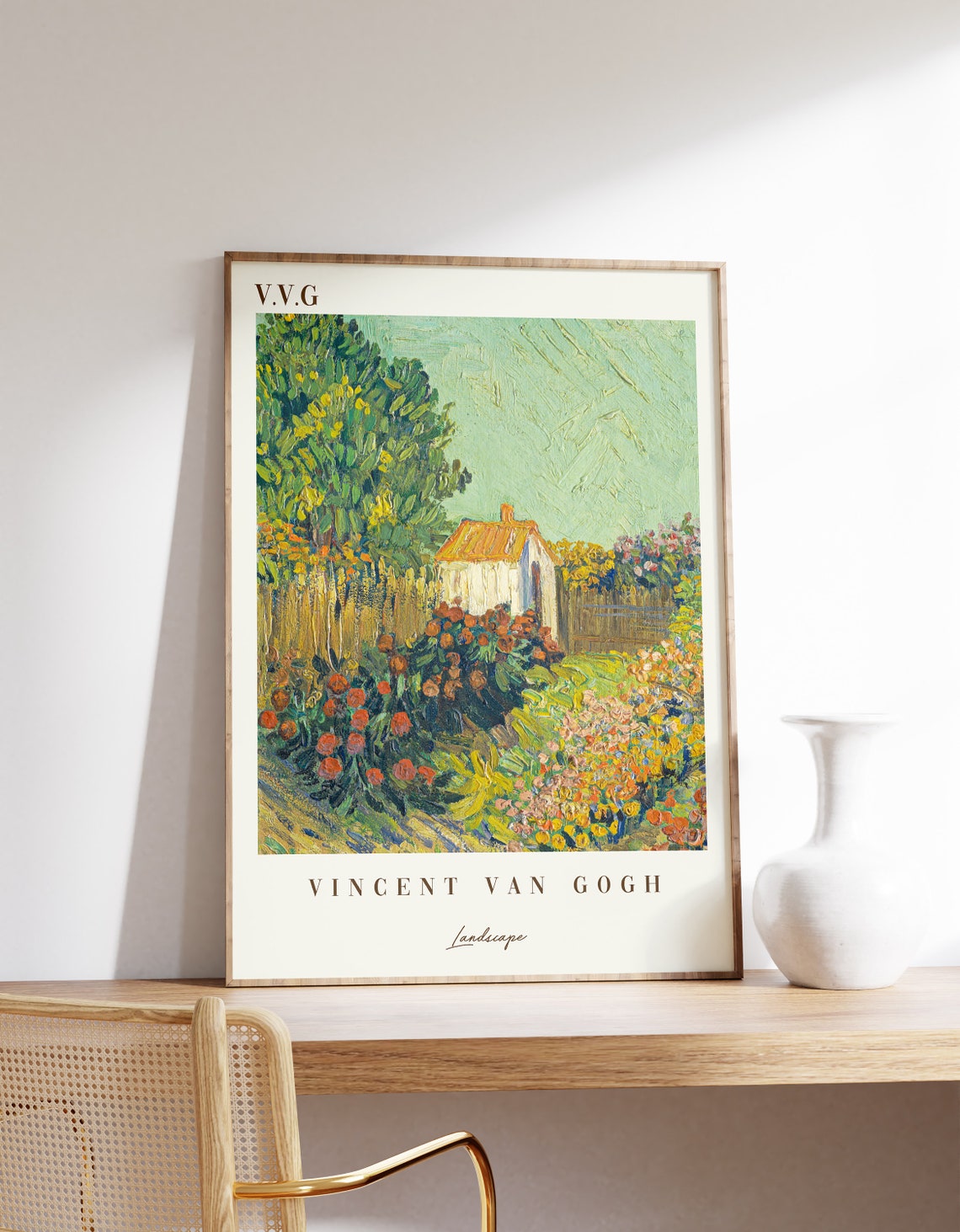 Vincent Van Gogh Poster | Landscape Print | Exhibition Poster | Van ...