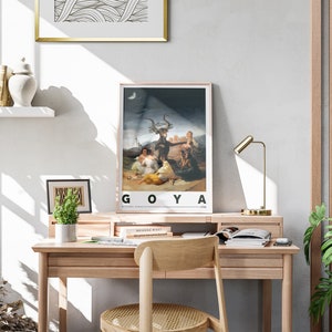 Witches Sabbath by Francisco Goya | Gothic Art Print | Witches Wall Art ...