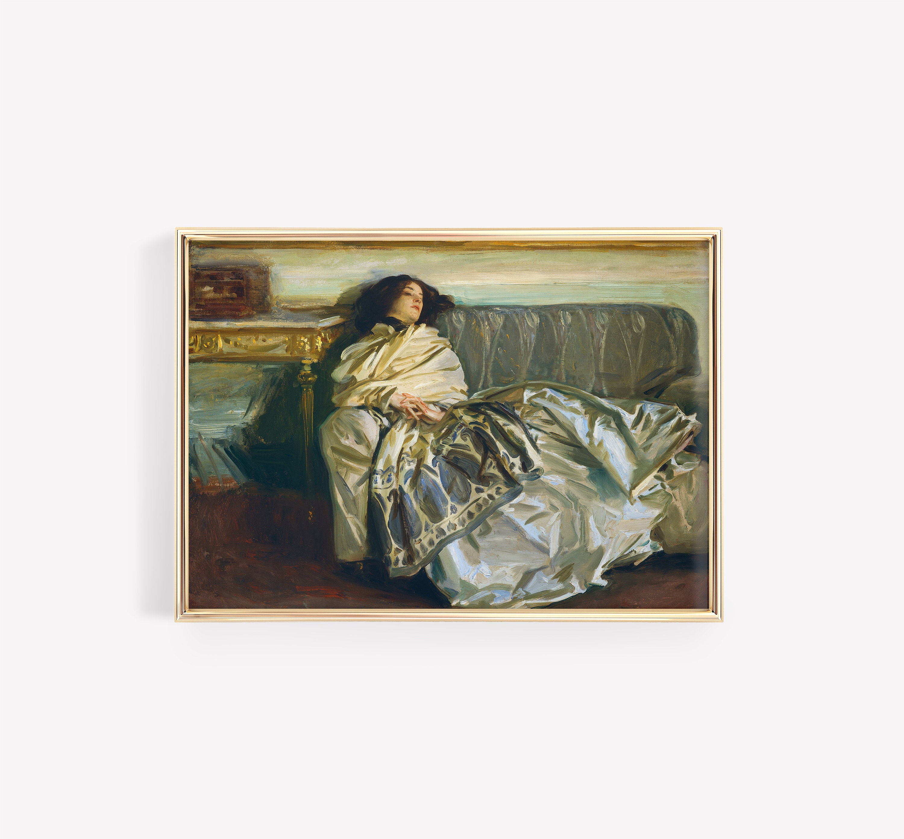 John Singer Sargent Nonchaloir repose 1911 Vintage - Etsy