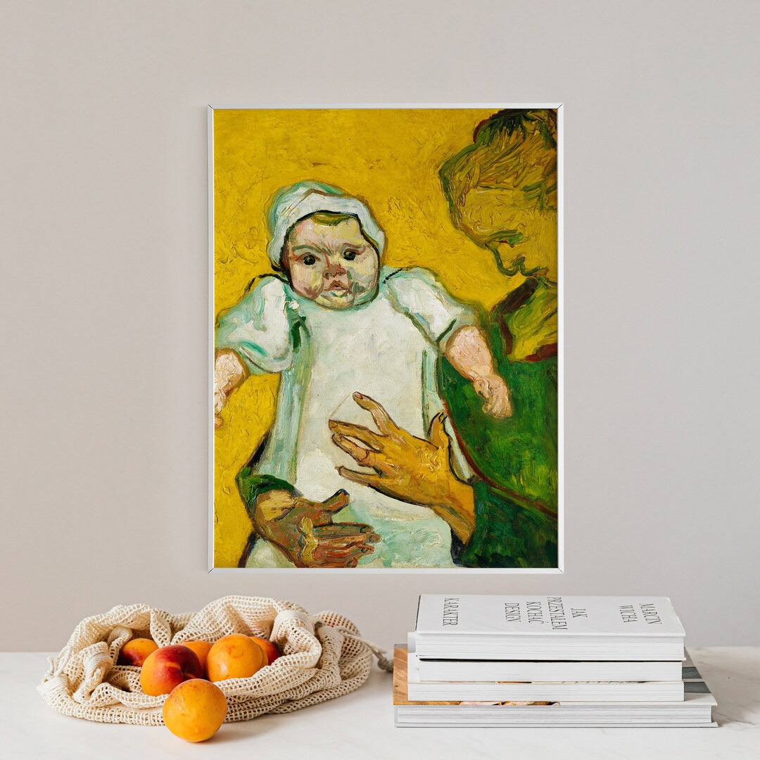 Van Gogh Poster | Madame Augustine Roulin With Baby (1888) | Mother Oil ...