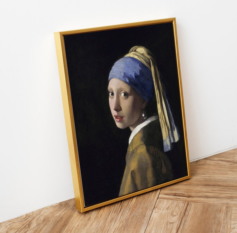 Girl With a Pearl Earring Poster Johannes Vermeer Art Print - Etsy