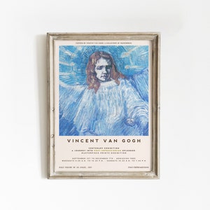 Van Gogh Poster | Half Figure of an Angel After Rembrandt | Angel Wall ...