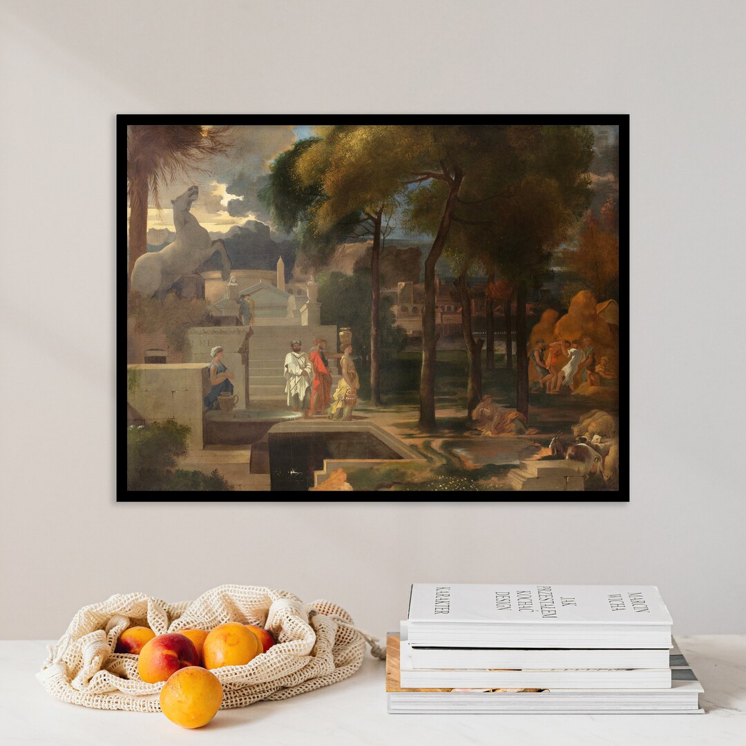 Sébastien Bourdon - A Classical Landscape (1660) | Architecture Scenery ...