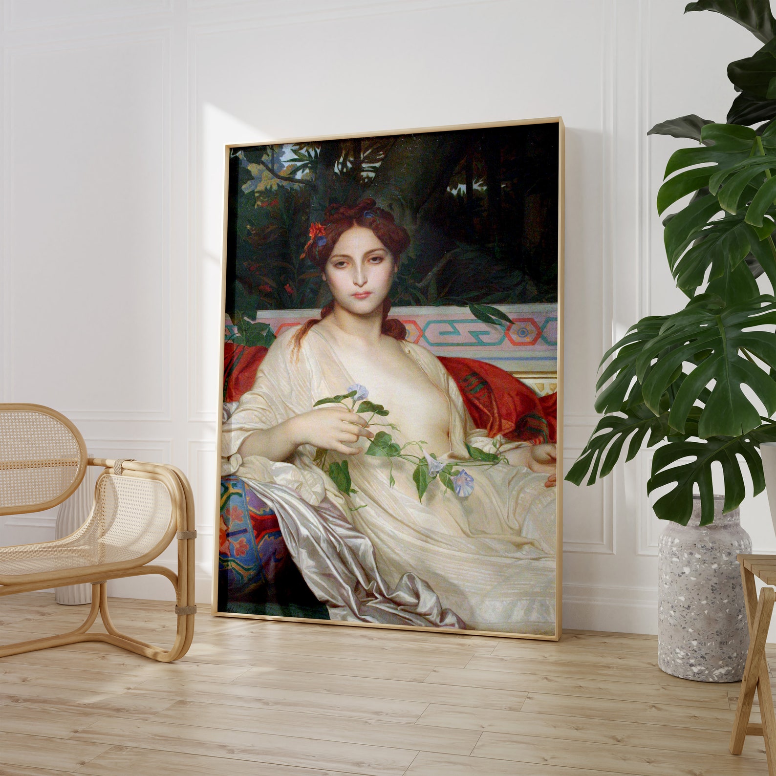 Alexandre Cabanel - Albaydé (1848) | Vintage Poster, French Mature ...