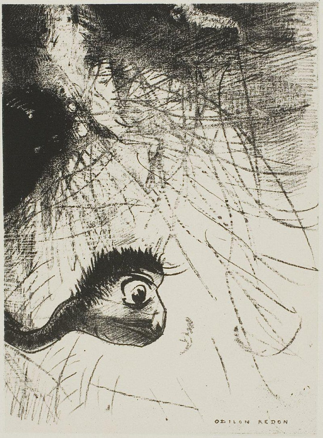 Odilon Redon | the Eye | Strange Balloon | Moves Towards Infinity ...