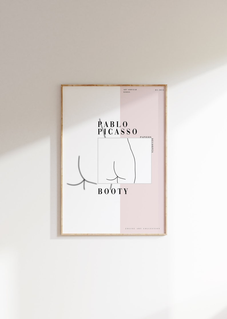 Minimalist Line Art Decor | Picasso Female Body Line Art Print | Pablo ...