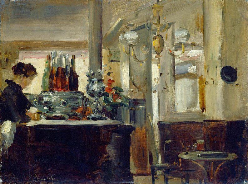 Édouard Manet | A Bar at the Folies-bergère | Vintage Painting ...