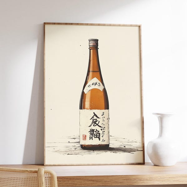 Japanese Sake Labels - Etsy
