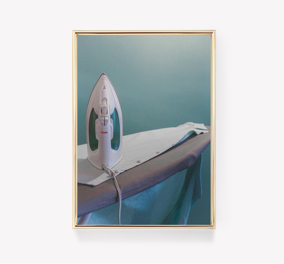Ironing Board Print | Home Decor Print | Laundry Room Art | Iron on ...