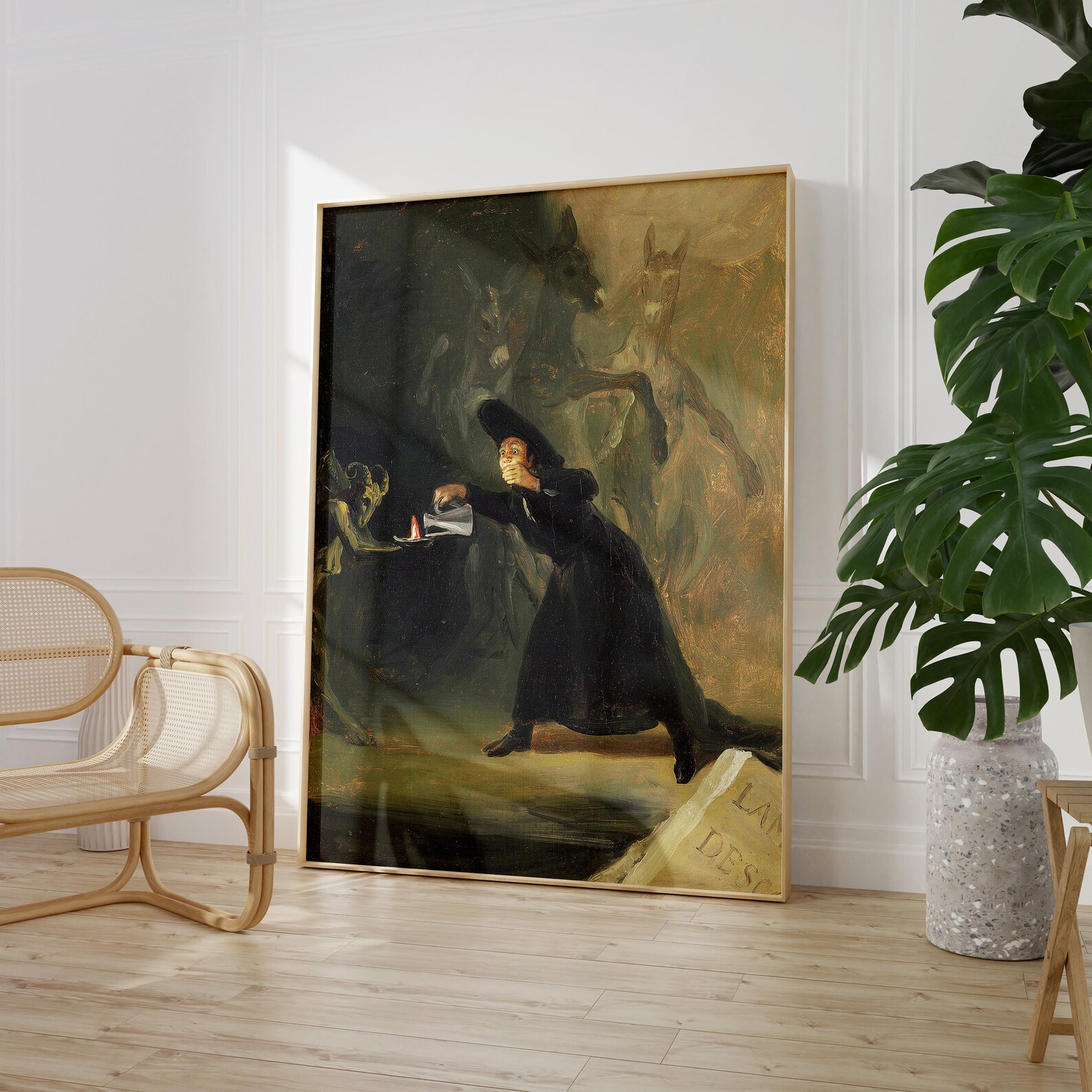 Francisco De Goya the Bewitched Man/the Devil's Lamp - Etsy