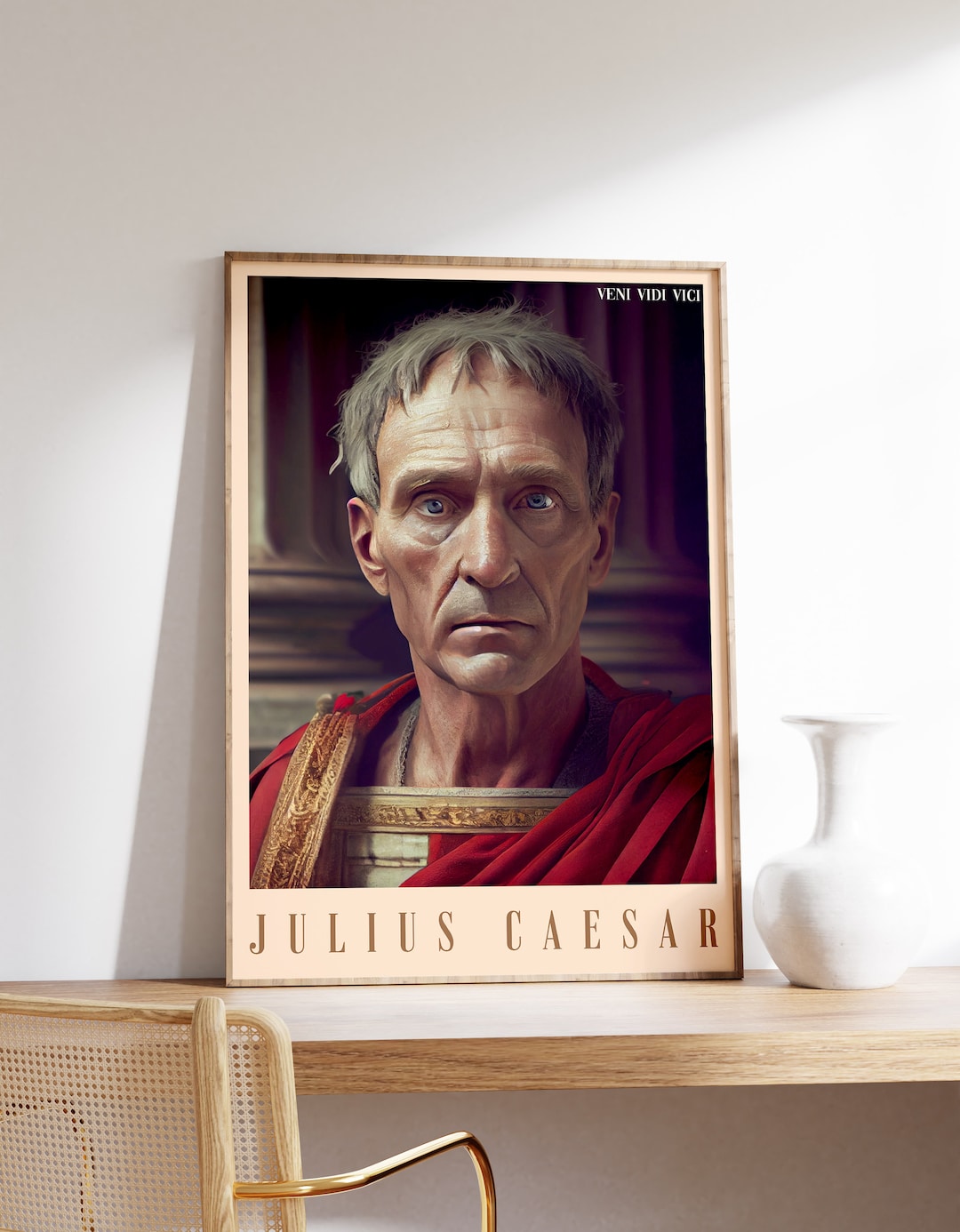 Julius Caesar Poster | Historical Art | Exhibition Print | Aesthetic ...