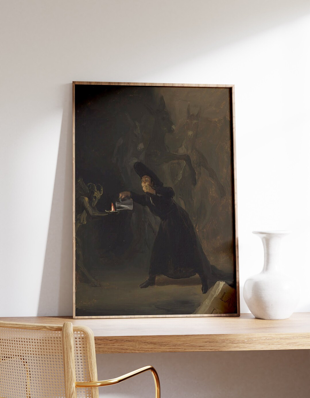 The Devil’s Lamp - Francisco De Goya, C.1798 | Vintage Painting | Wall ...