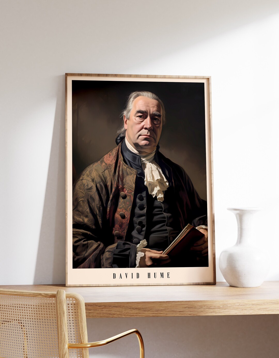 David Hume | Philosophy Print | David Hume Poster | Historical Decor ...