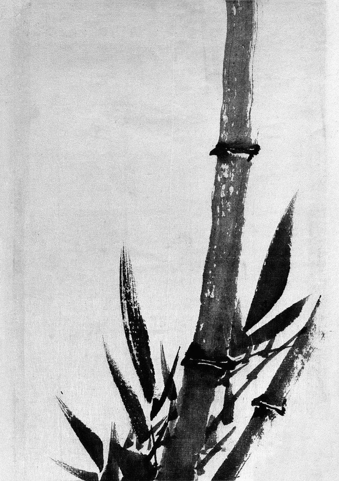 Sesshu Toyo Art | Bamboo and Plum Print | 15th Century Painting ...