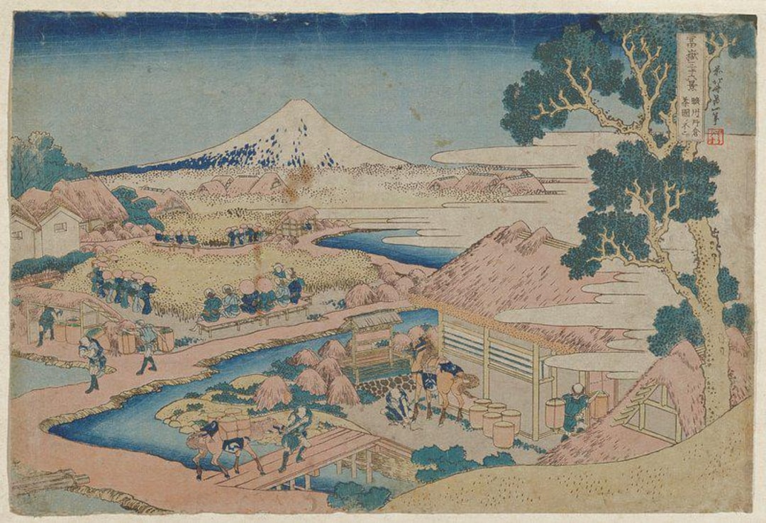 Katsushika Hokusai | South Wind Print | Clear Sky Print | Gaifu Kaisei ...
