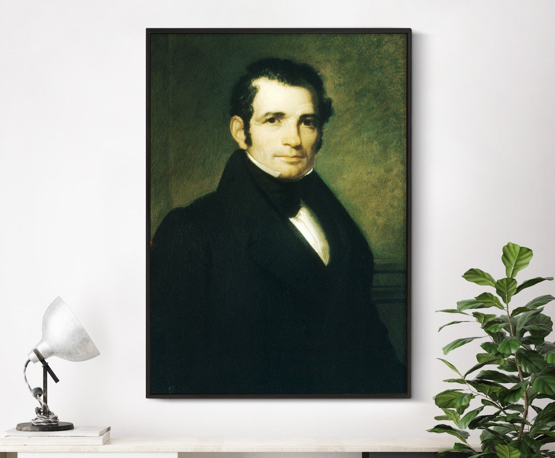 Asher Brown Durand - Luman Reed (1835) | Vintage Antique Portrait Decor ...