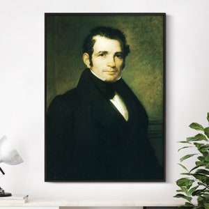 Asher Brown Durand - Luman Reed (1835) | Vintage Antique Portrait Decor ...