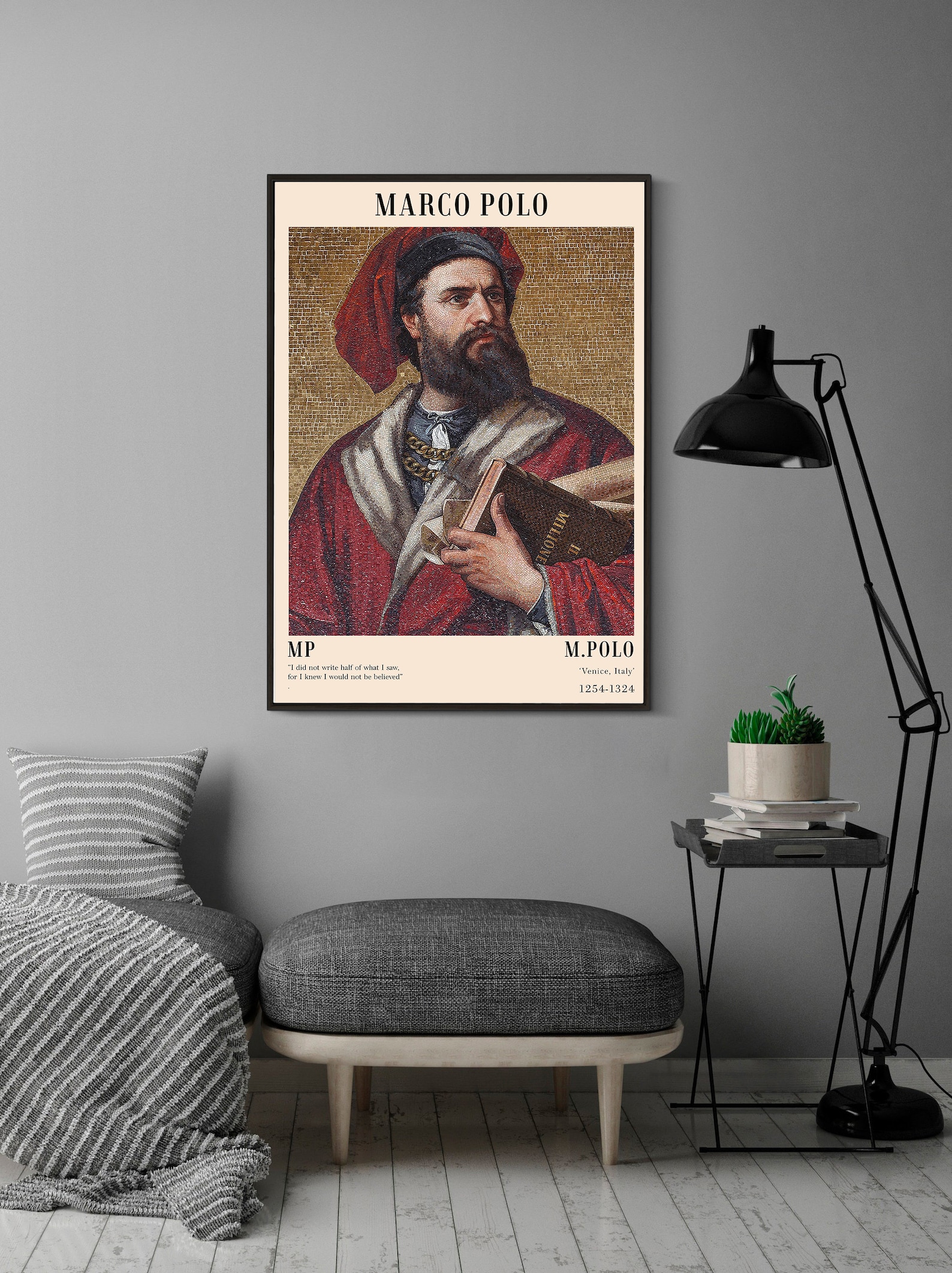 Marco Polo Poster - Art Print Photo Gift Quote Bedroom Wall Home ...