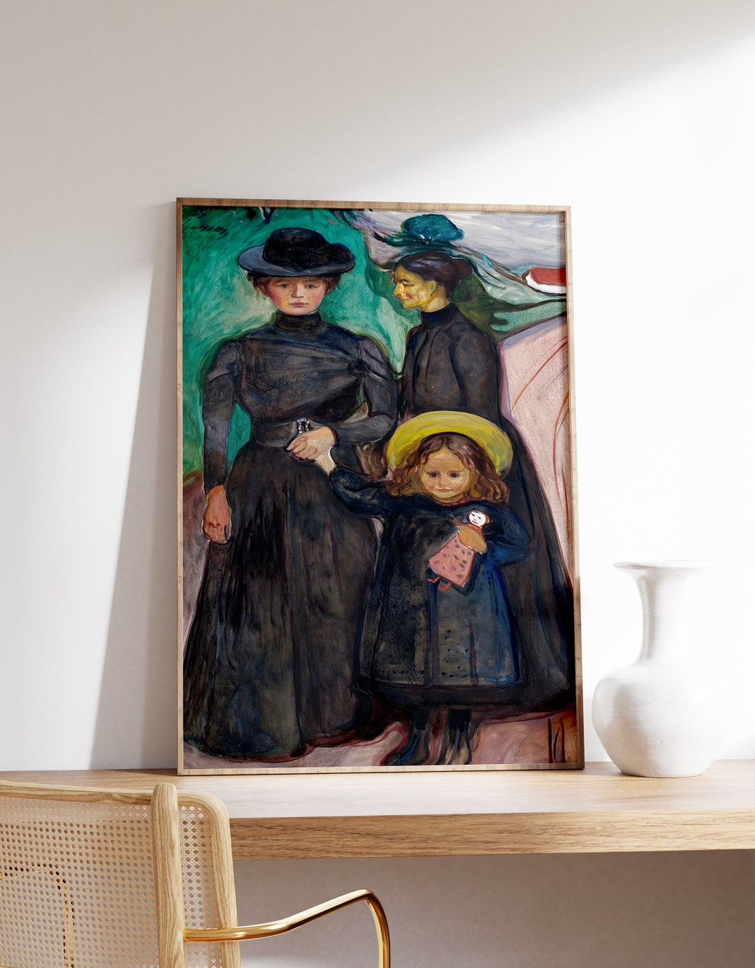 Edvard Munch Prints | the Family (the Book Family) (1903) | Vintage ...
