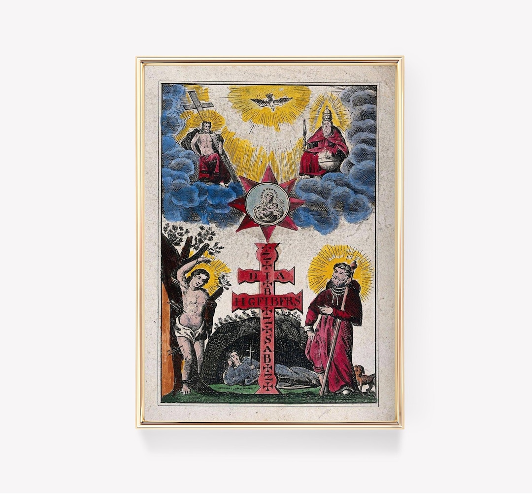Holy Trinity Illustration | Christ Print | God the Father Print | Holy ...
