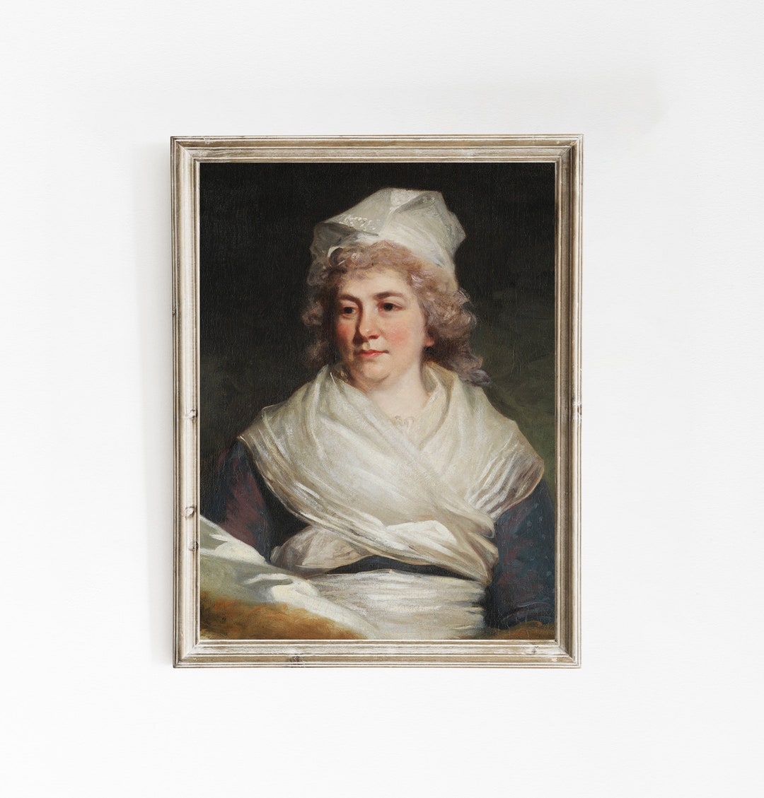 John Hoppner - Mrs. Richard Bache (1793) | Vintage Poster, Altered ...