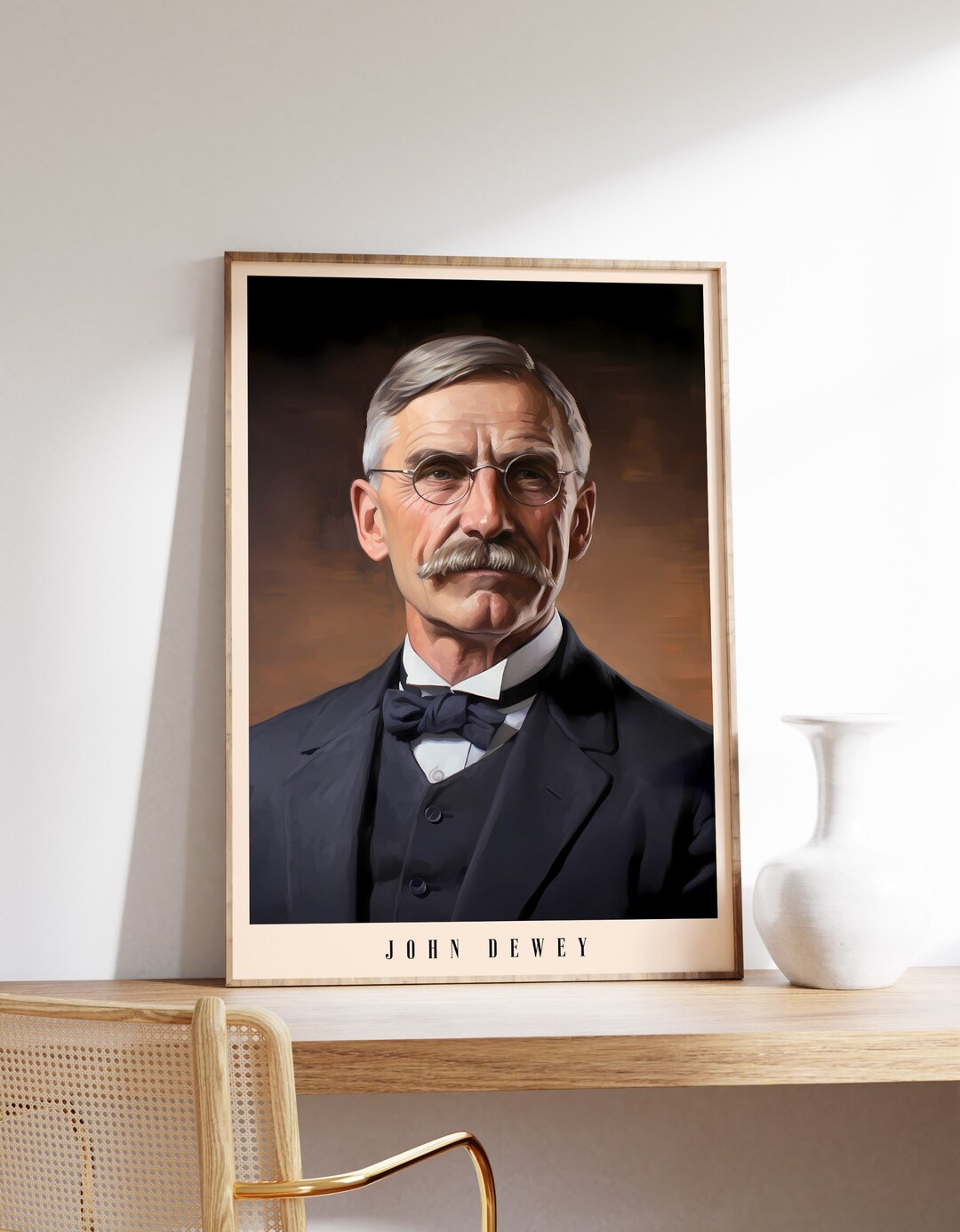 John Dewey | Philosophy Print | John Dewey Poster | Historical Decor ...