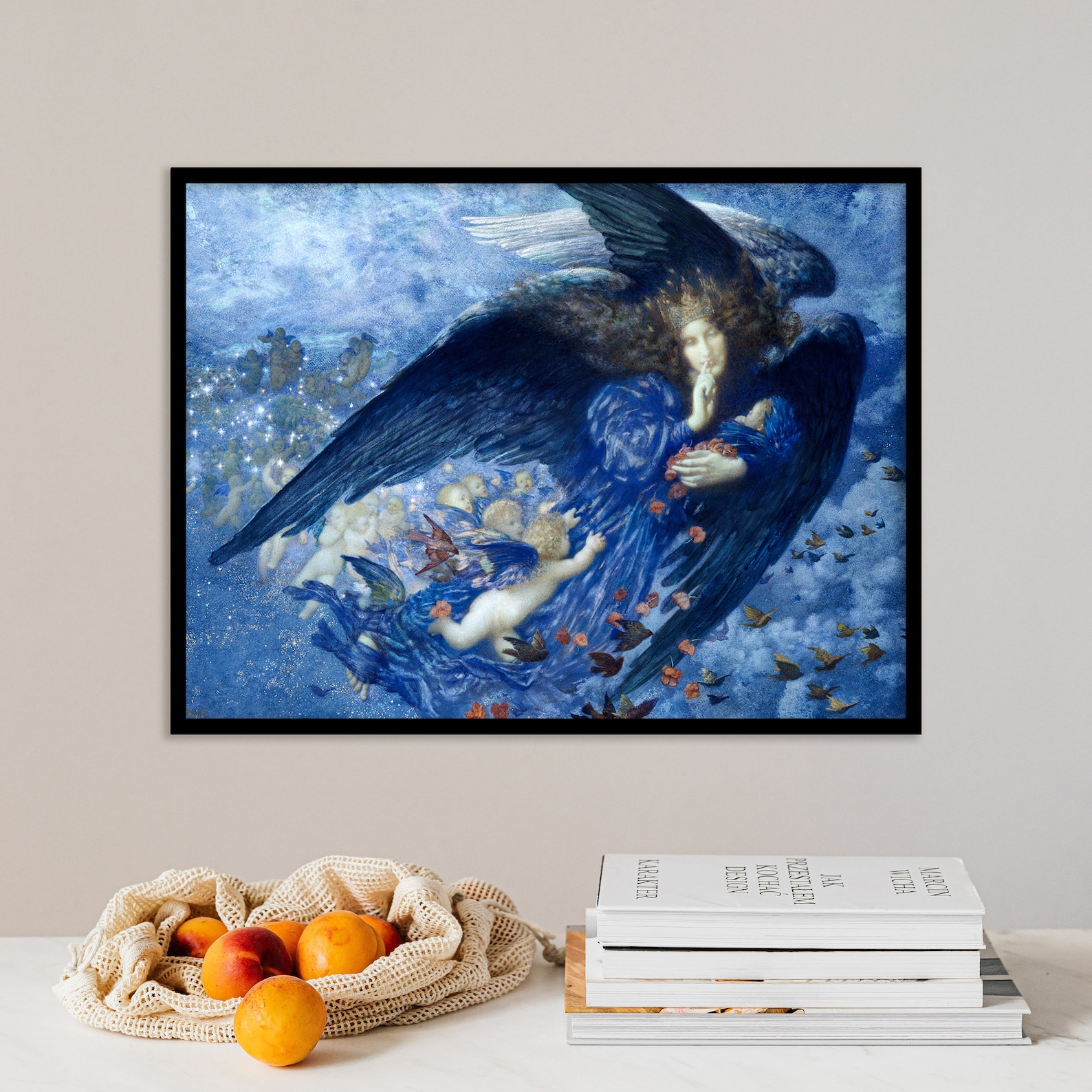 Edward Robert Hughes Night With Her Train of Stars 1912 | Etsy