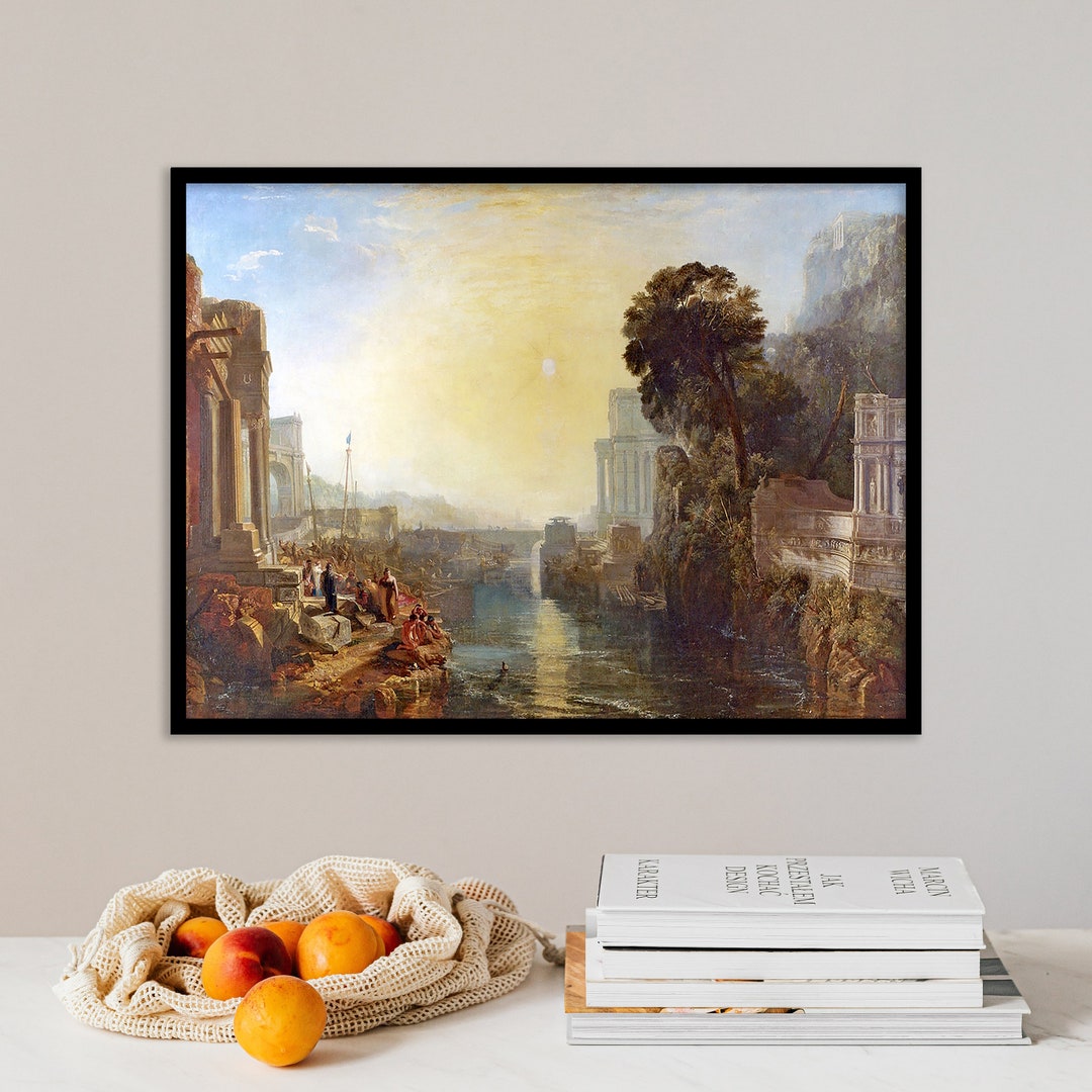 William Turner Dido Building Carthage 1815 Painting Photo Poster Print ...