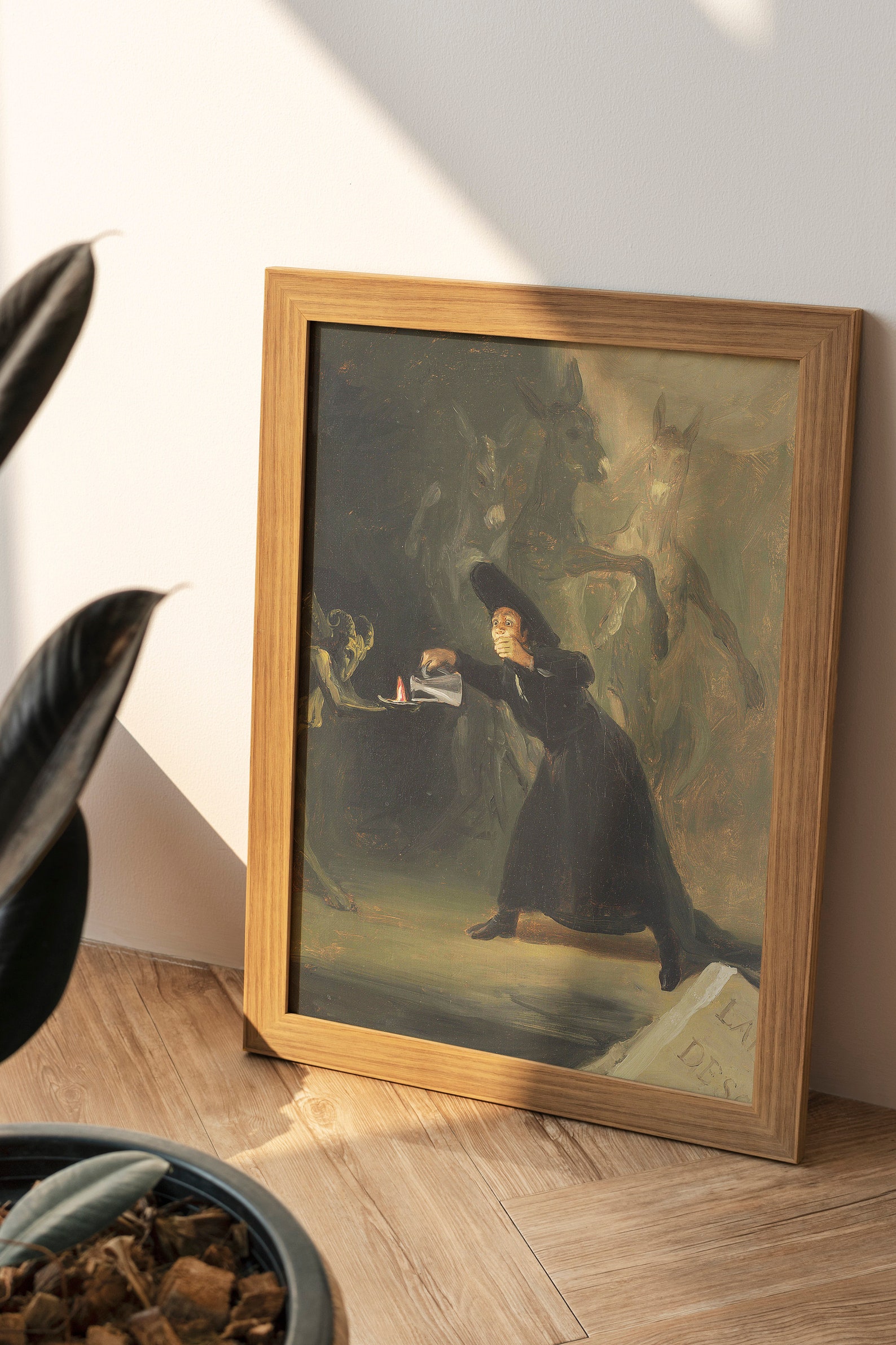 Francisco De Goya the Bewitched Man/the Devil's Lamp - Etsy