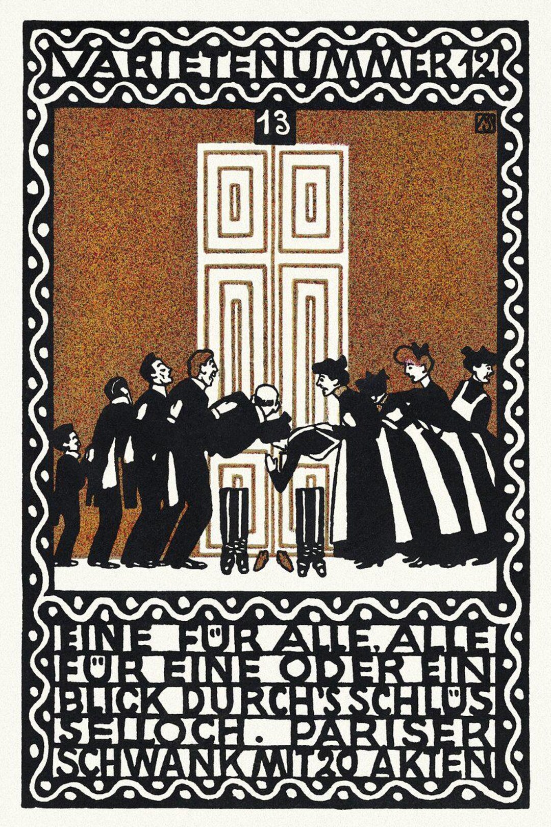 Thomas Theodor Heine Illustration | Vintage Art Print | Classic Poster ...